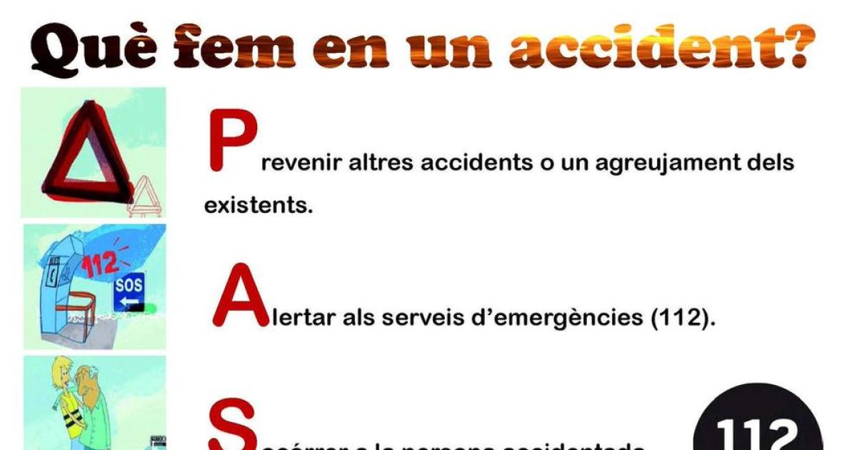 PAS: protegir, avisar i socórrer