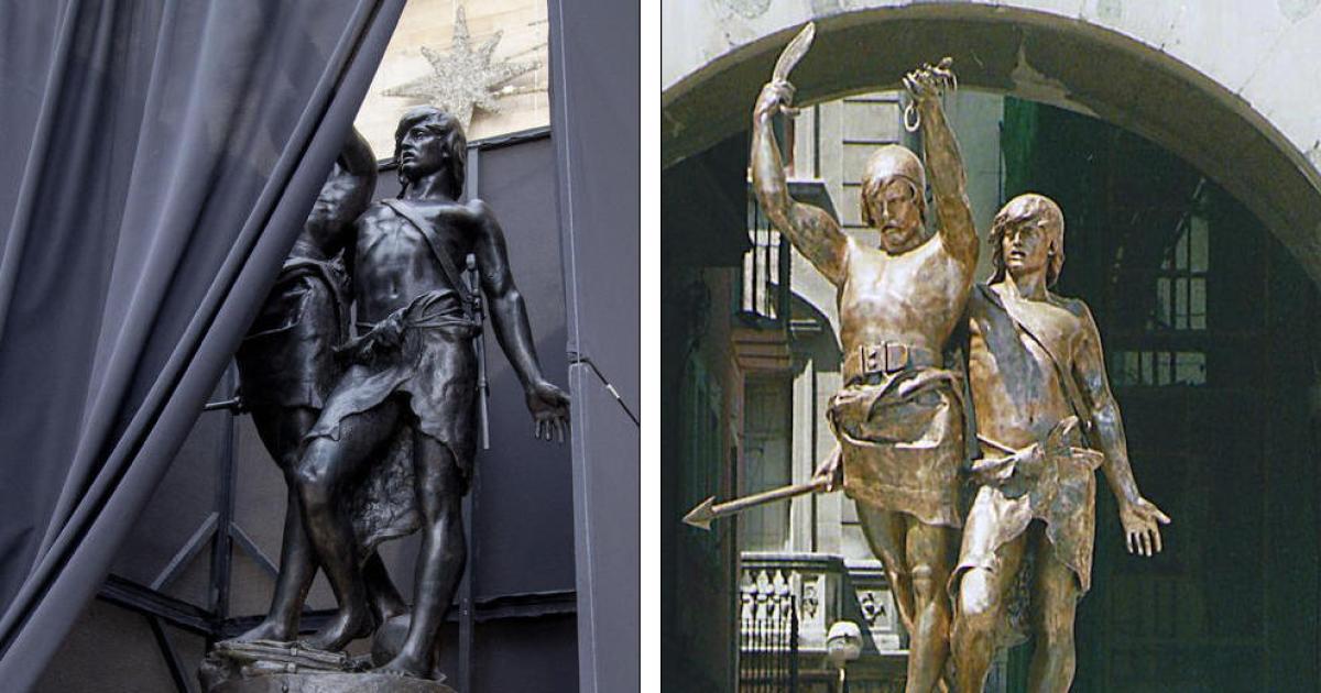 Per què l'estàtua d'Indíbil i Mandoni de Lleida ara és negra?