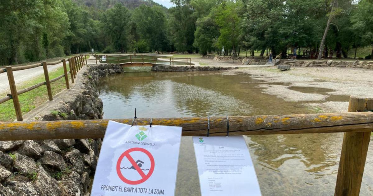 Ogern tanca la platja artificial i reserva l'aigua per a l'extinció d ...