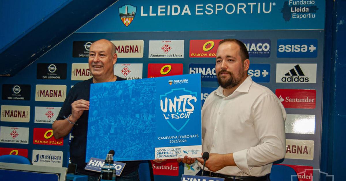 UNITS X L'ESCUT | Així és la nova campanya d'abonats del Lleida ...