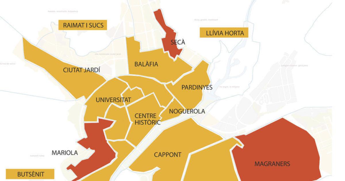 Així van votar els barris de Lleida el 10-N del 2019