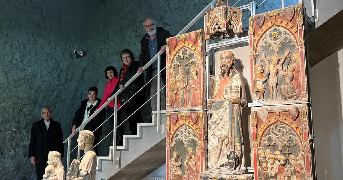 El Diocesà d'Urgell presenta el 'nuevo' retablo de Cubells
