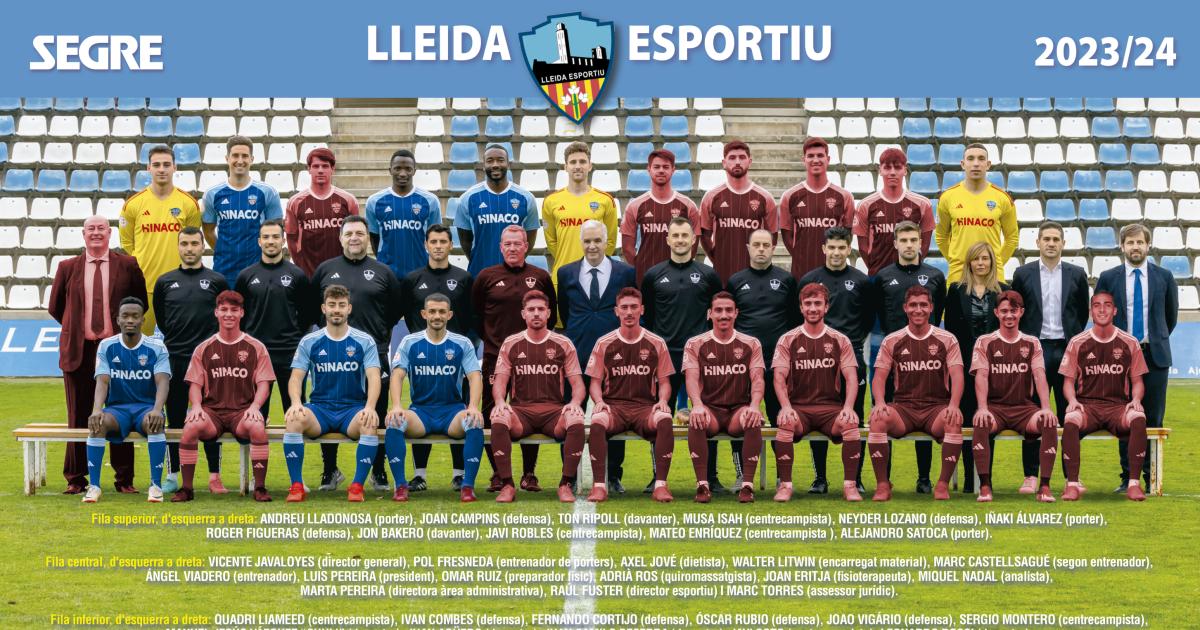 La foto de la renovación del Lleida CF: las bajas