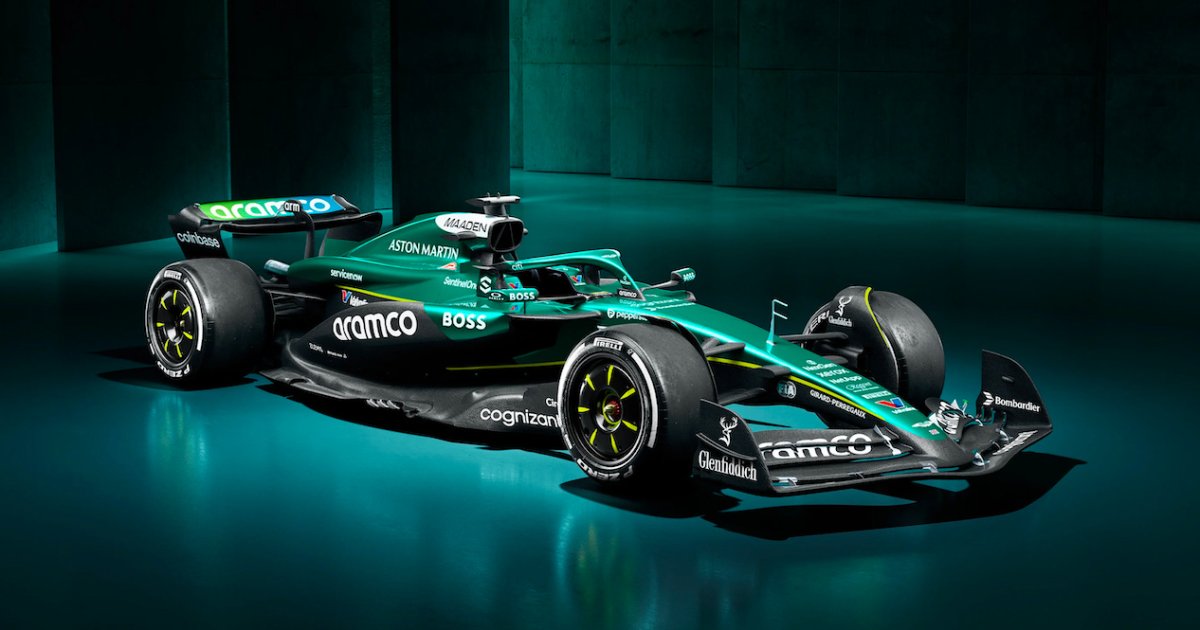 Aston Martin presenta el monoplaza de Fernando Alonso y Stroll