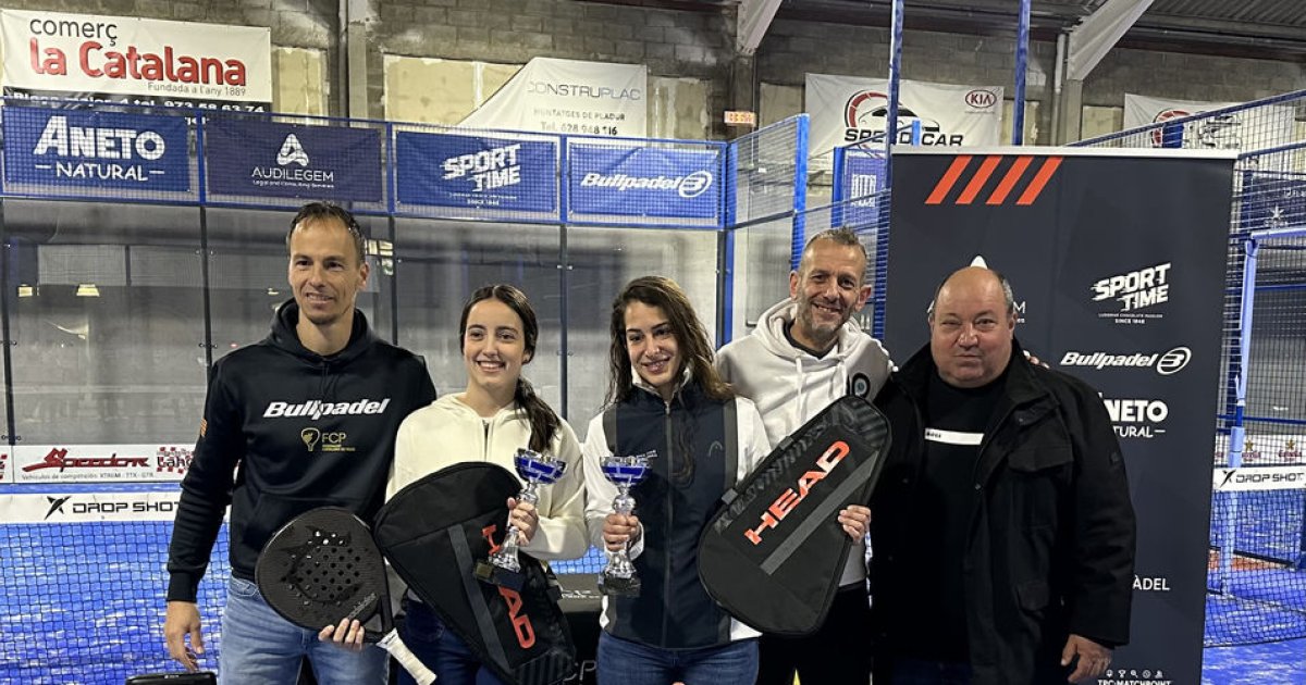 Paola Ribal y Sara Gómez ganan el Open Head InterPàdel de Golmés