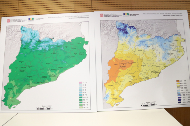 La temperatura media de Cataluña los últimos 30 años ha sido un grado ...