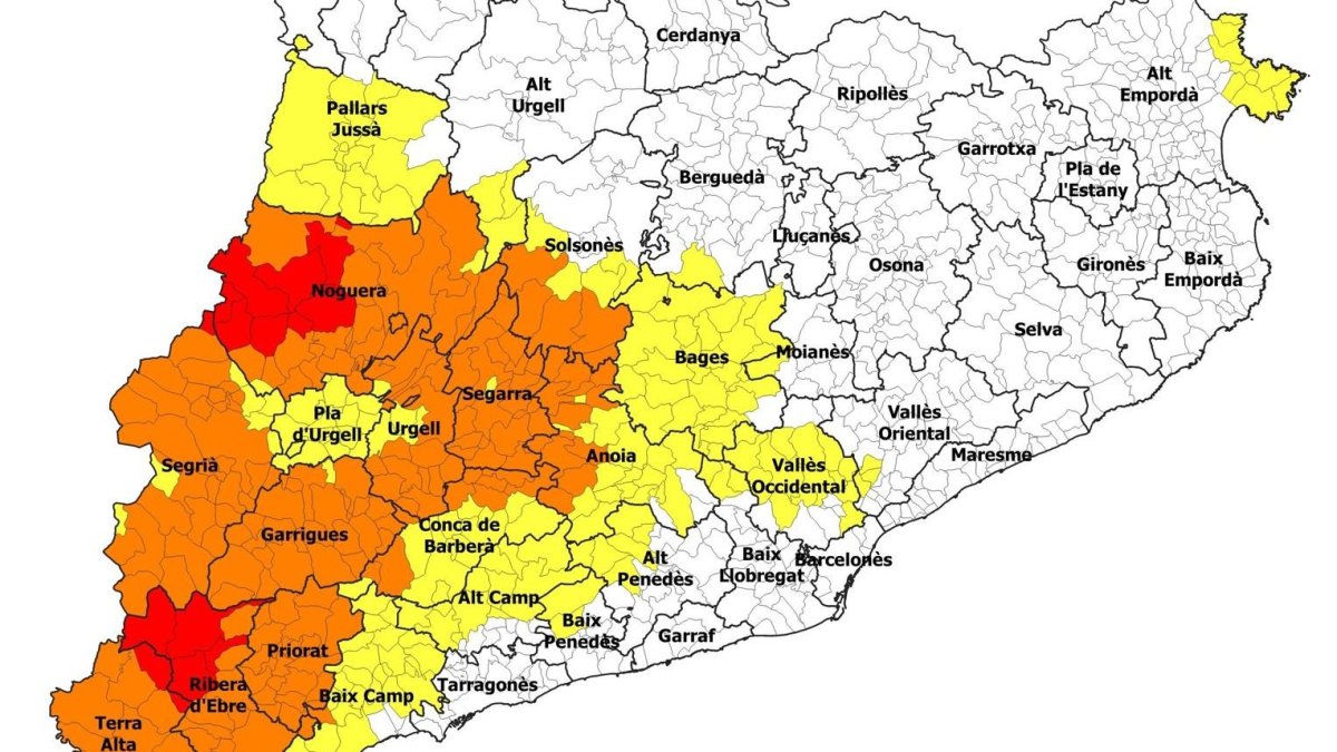 Catalunya activa el nivel 3 por riesgo muy alto de incendio forestal en ...