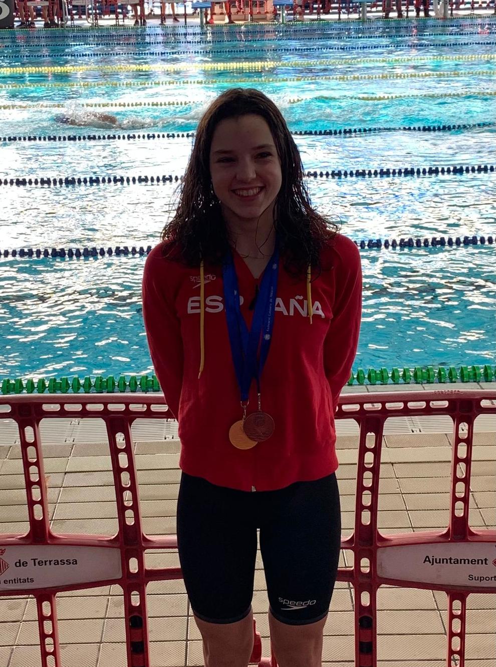 Emma Carrasco, amb l'Espanyola a les Canàries