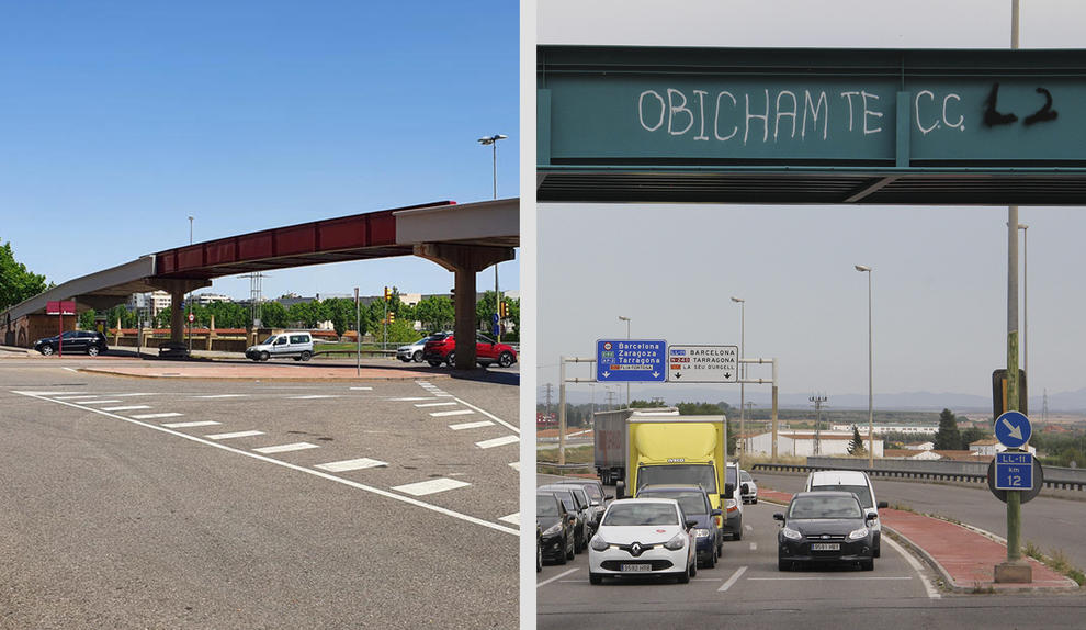 'Obicham TE': Lleida borra una de las pintadas más icónicas de la ciudad