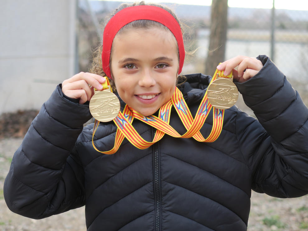 Alba Capell, una campeona de solo 8 años