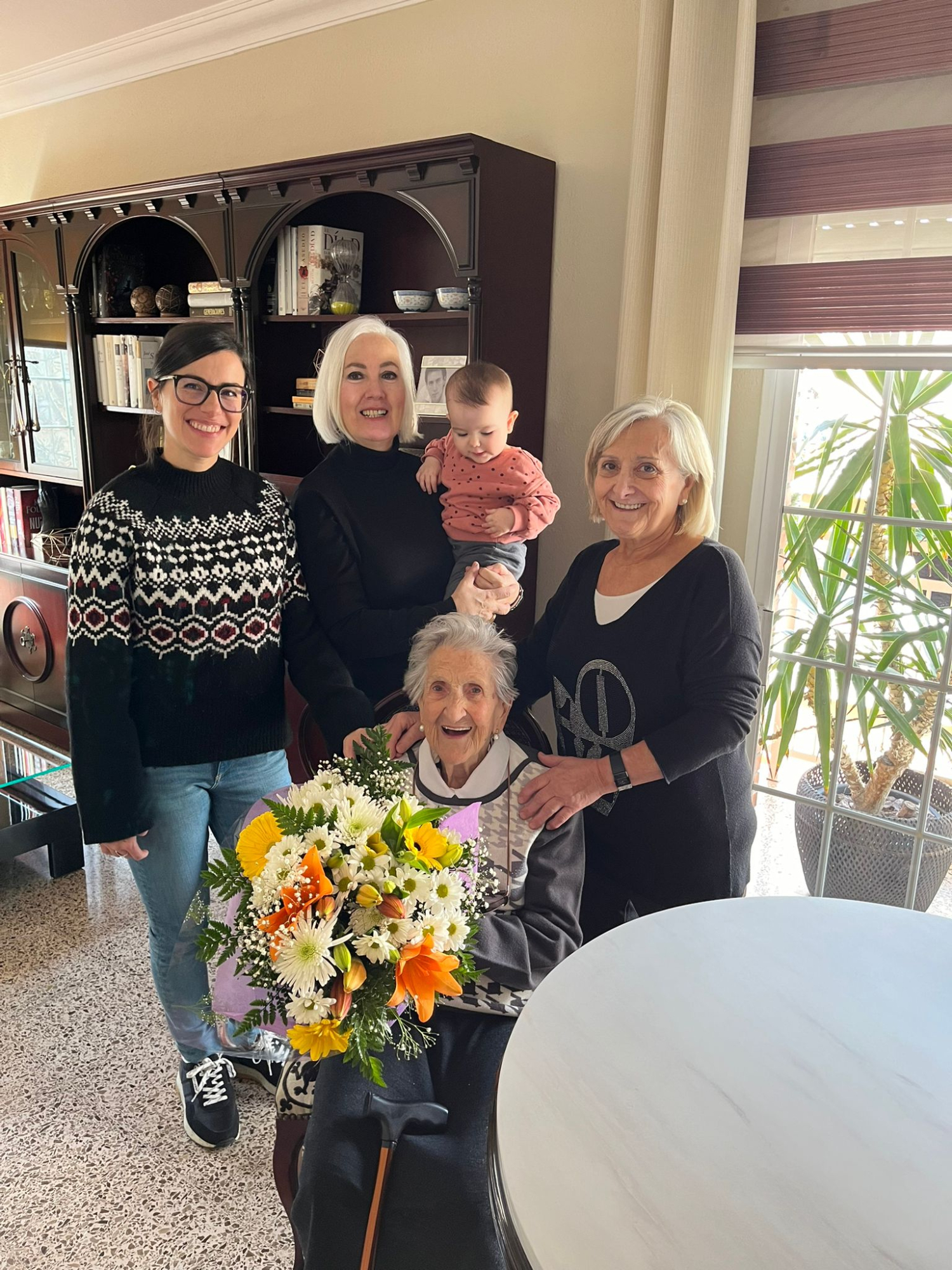 Emiliana Manero, vecina de Pardinyes, cumple 100 años