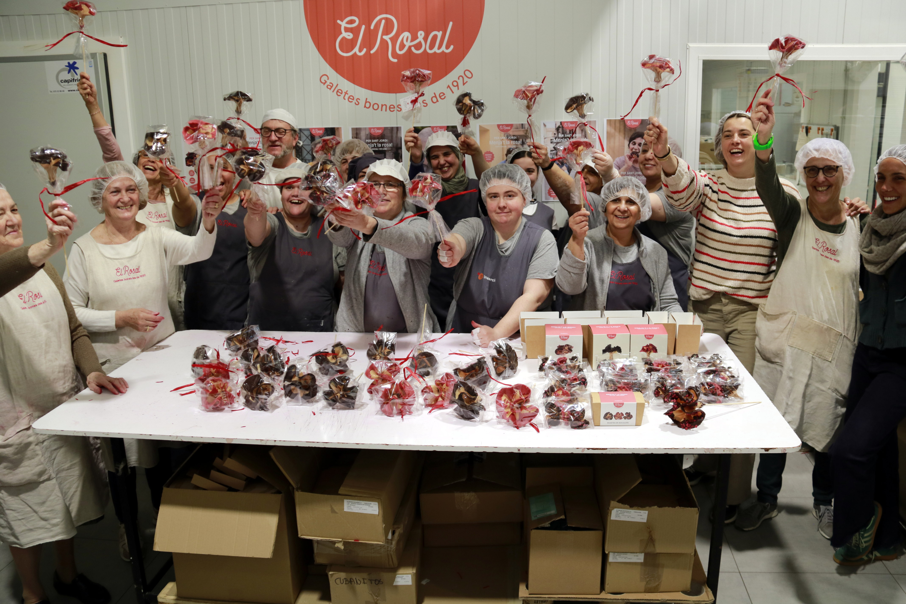 El Rosal de Tàrrega espera vender 25.000 rosas de galleta y chocolate ...
