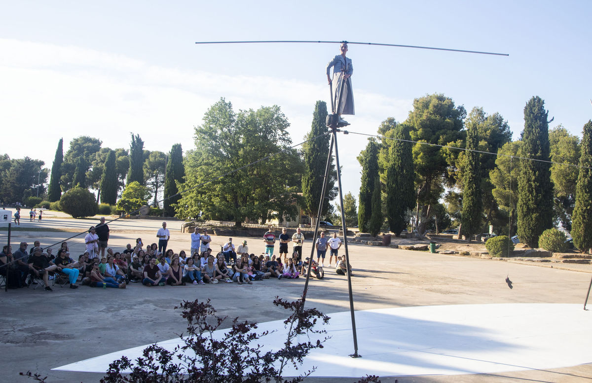Funambulismo y equilibrios de La Córcoles en FiraTàrrega