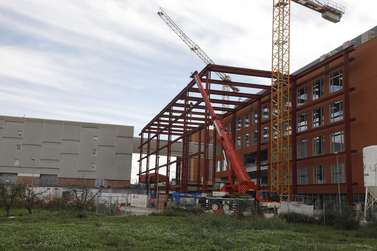 El atrio que unirá el hospital Arnau de Lleida con el edificio de ...