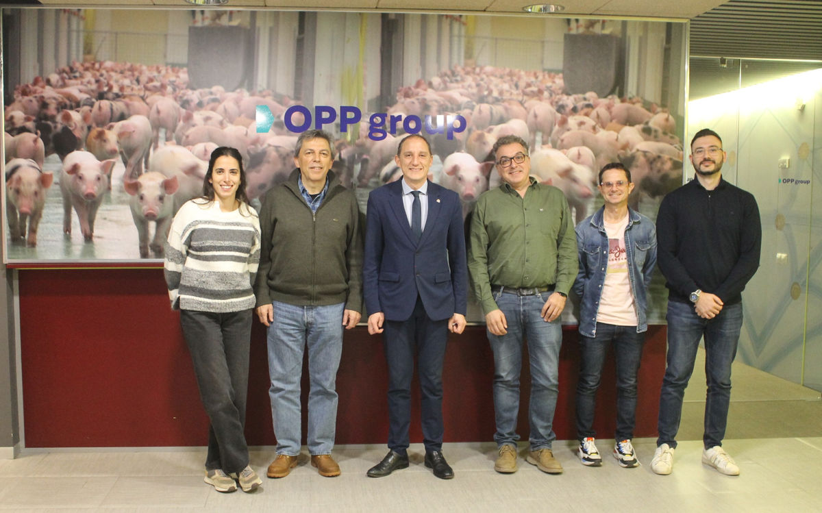 Crespín visita la empresa de asesoría porcina OPP Group