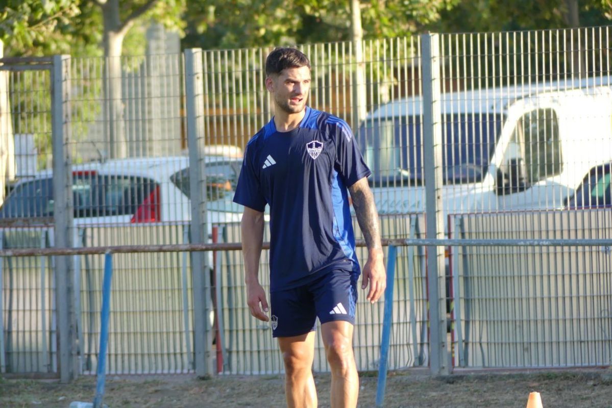 Franco Magno i Matías Sempé, amb el Lleida CF