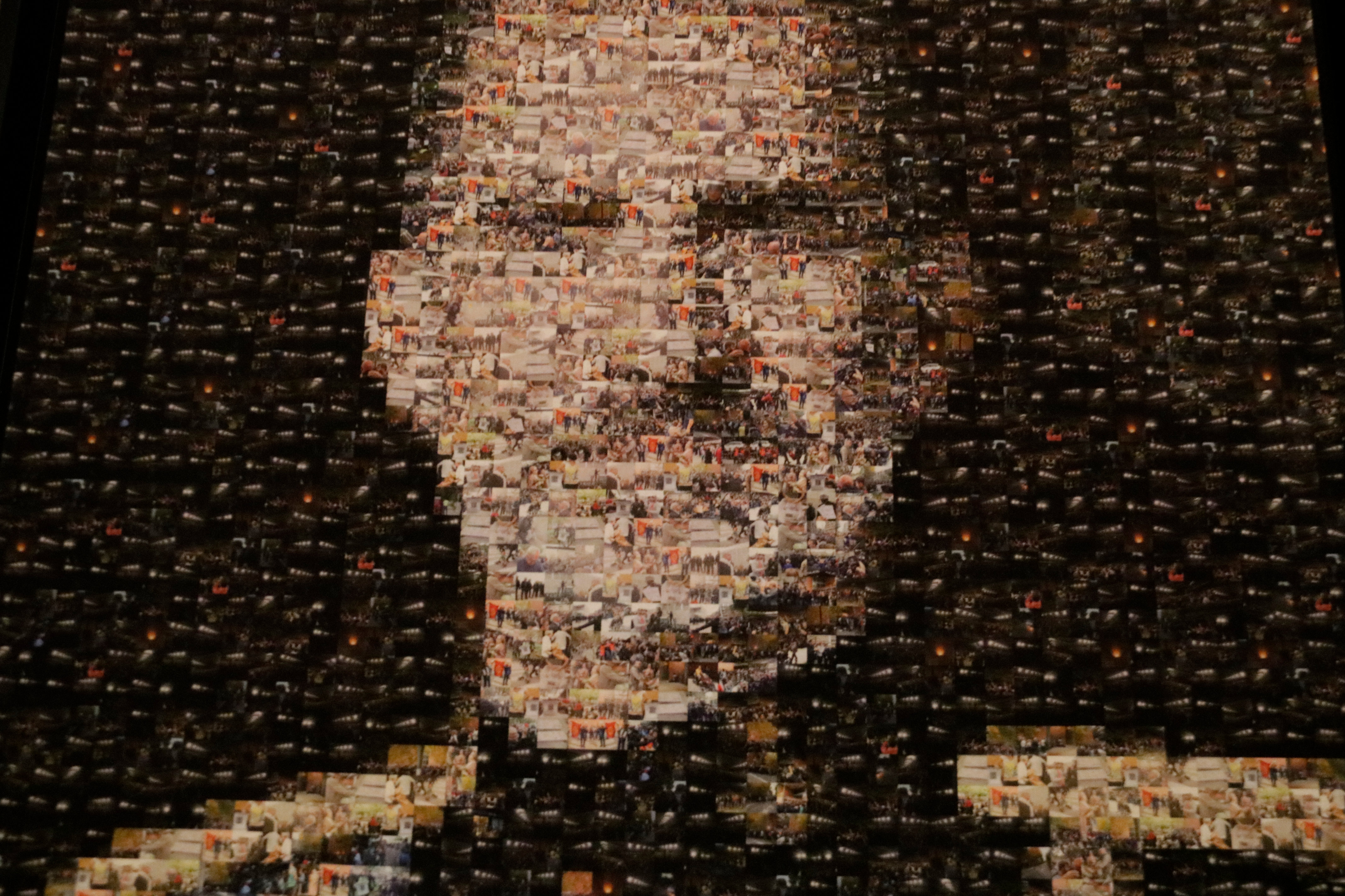 El ayuntamiento de Girona cuelga un retrato de Felipe VI hecho con un ...