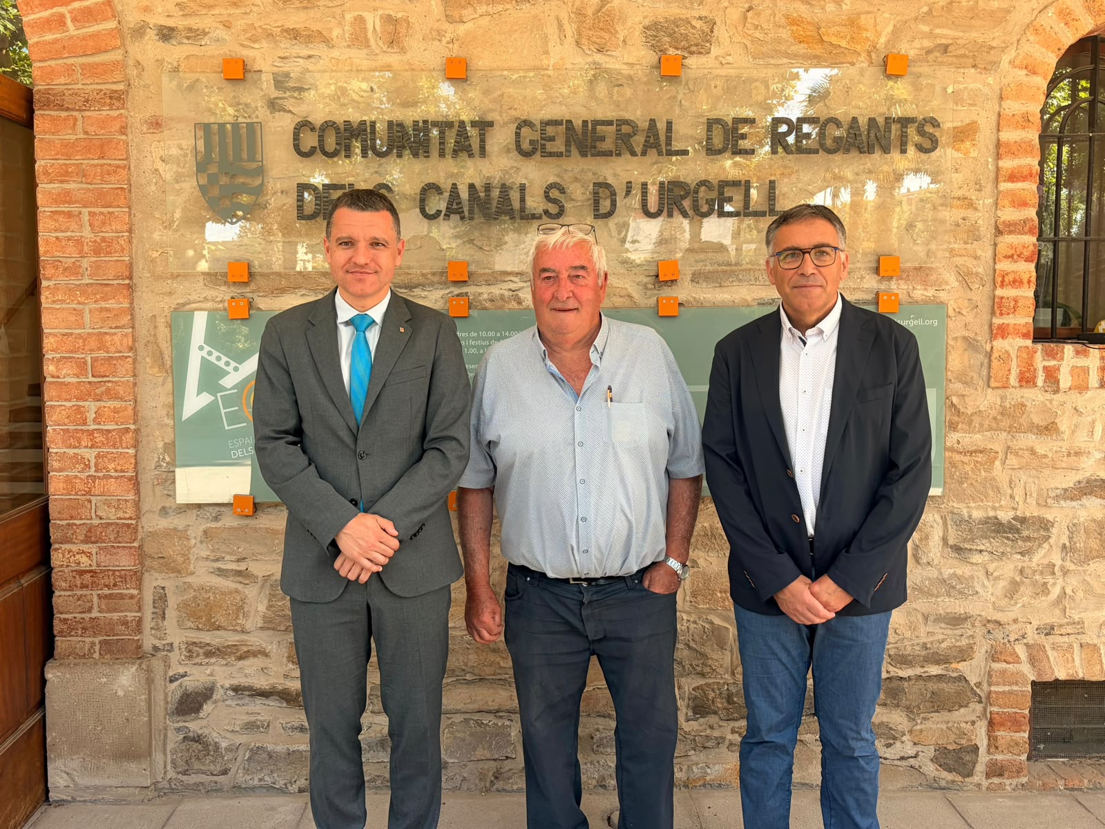 Acuerdo para sacar adelante la modernización del canal de Urgell