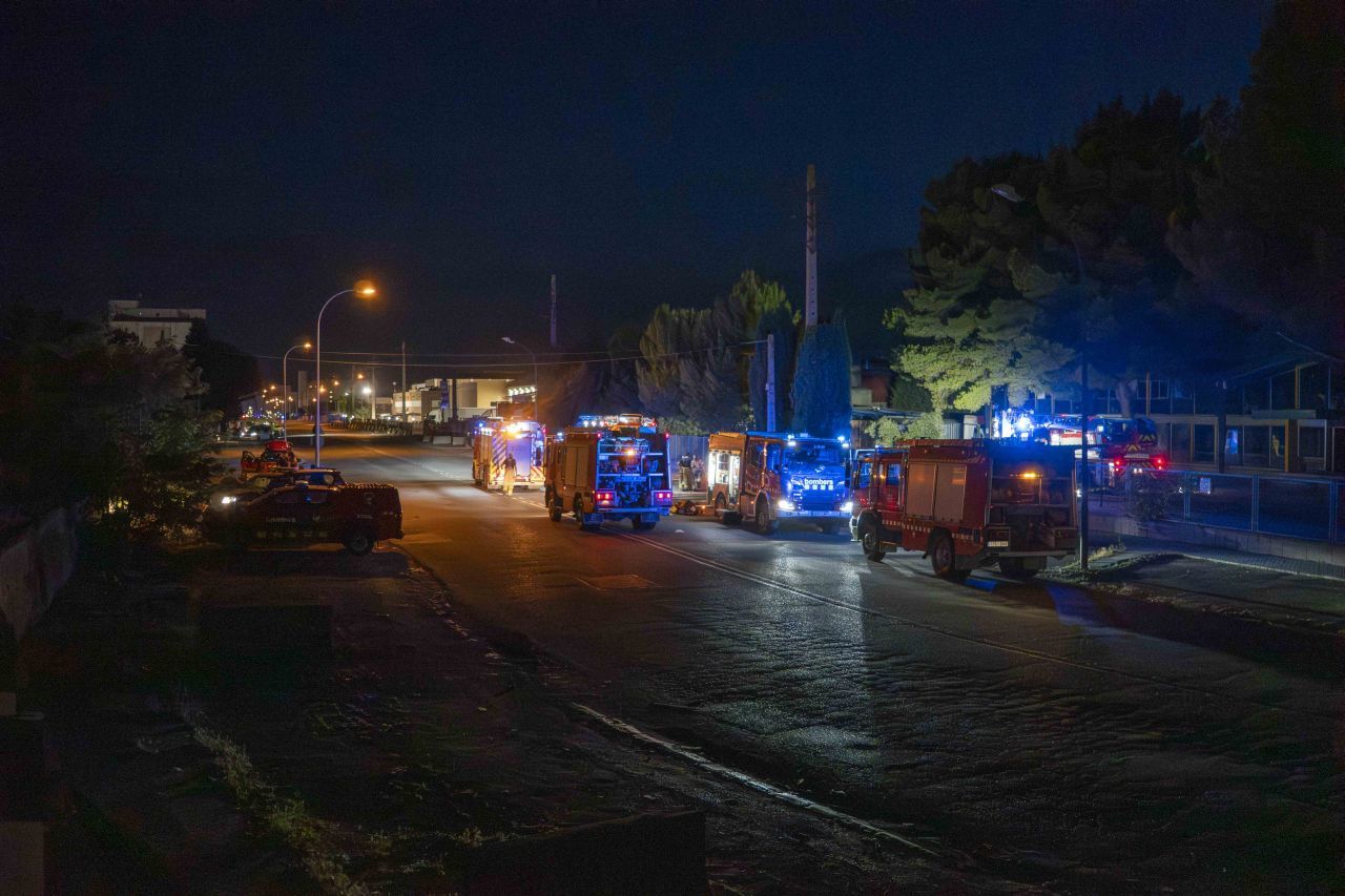 Incendio en una empresa en el polígono El Segre de Lleida